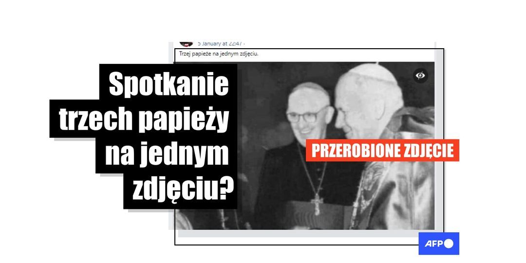 To zdjęcie nie pokazuje „trzech papieży” - CEDMO