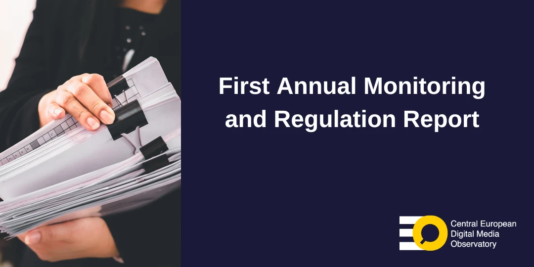 First Annual Monitoring and Regulation Report - CEDMO