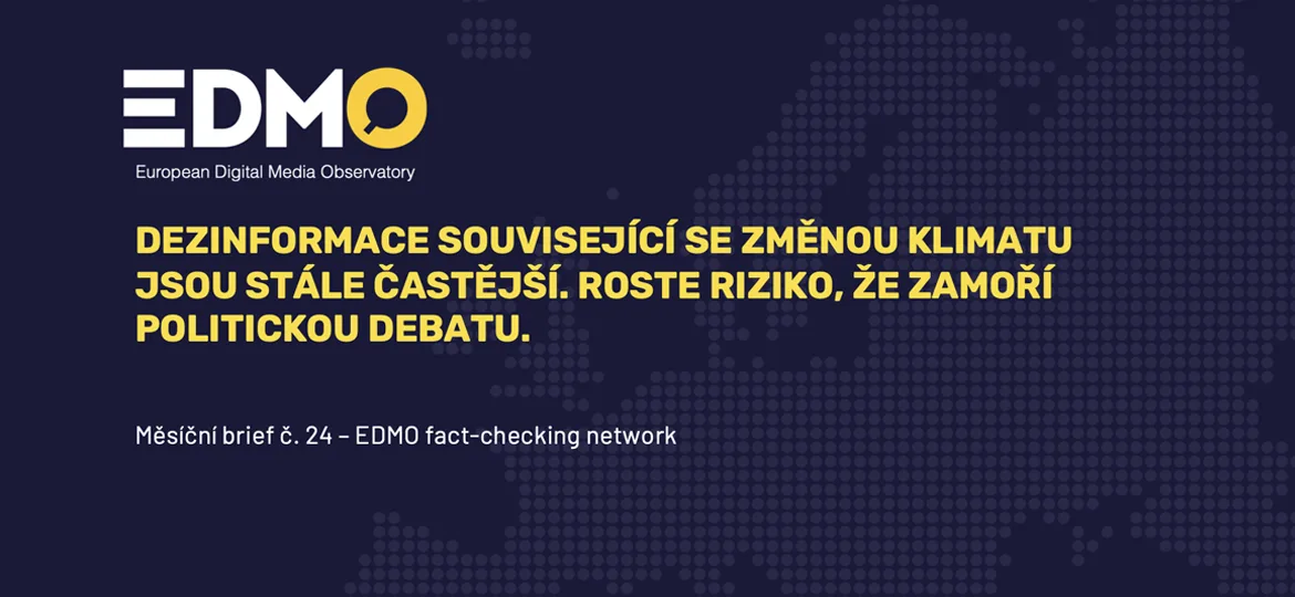 Přečtěte si EDMO Fact-checking Brief v češtině! - CEDMO