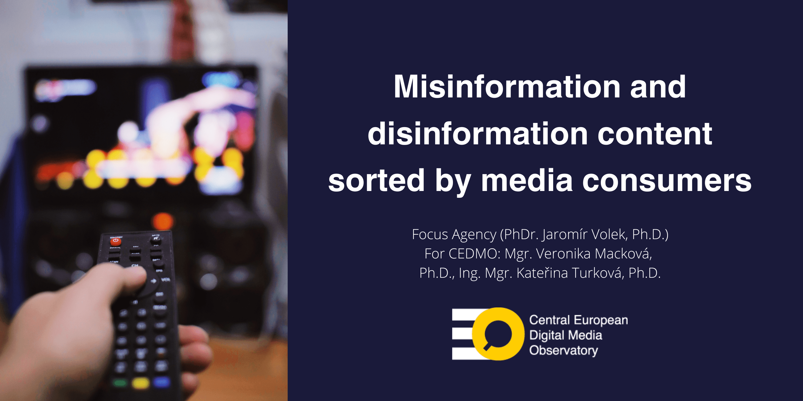 Misinformation and Disinformation Content Sorted by News Media Consumers - CEDMO